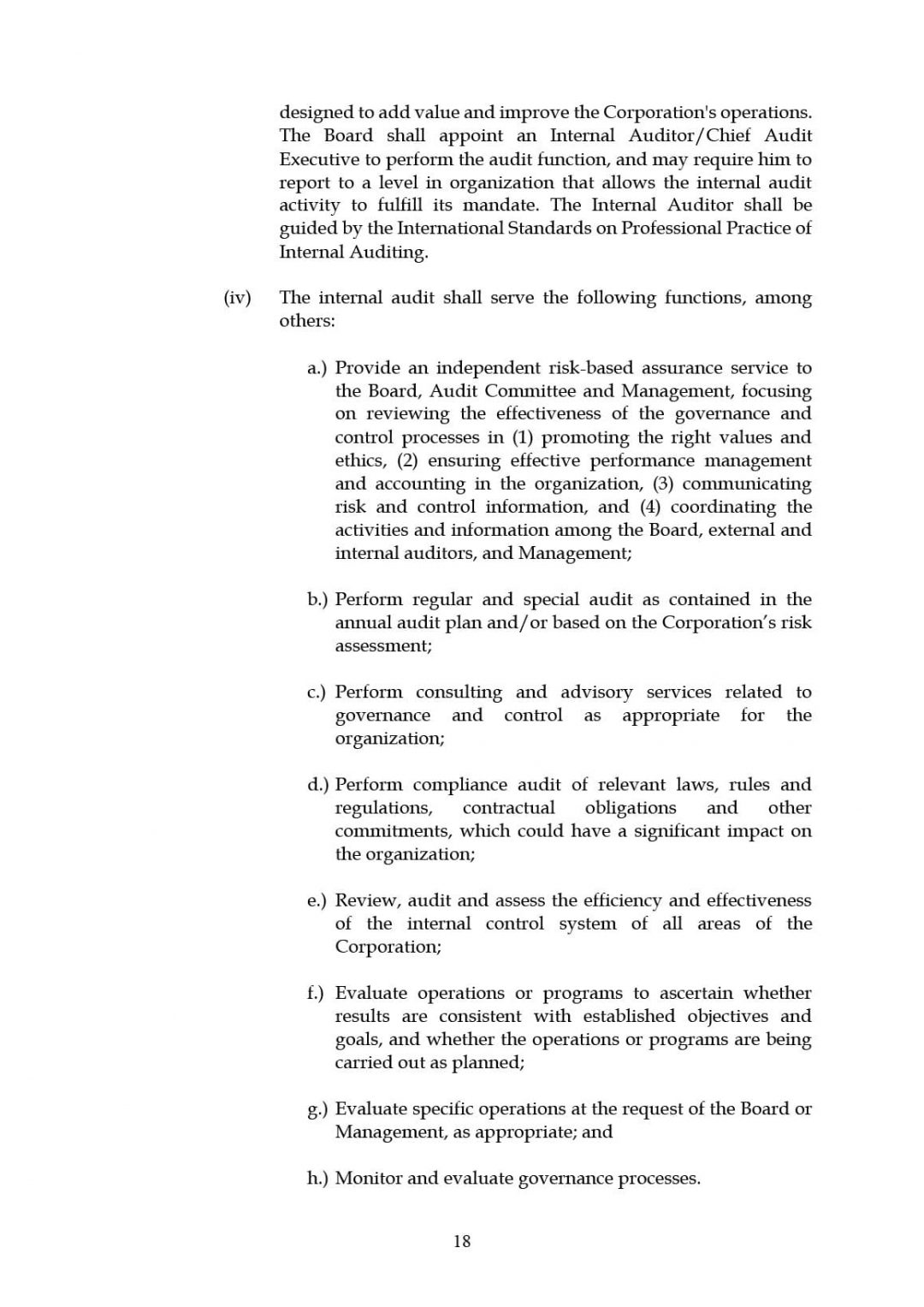 Third Amended Manual of Corporate Governance | iPe-Game Ventures Inc